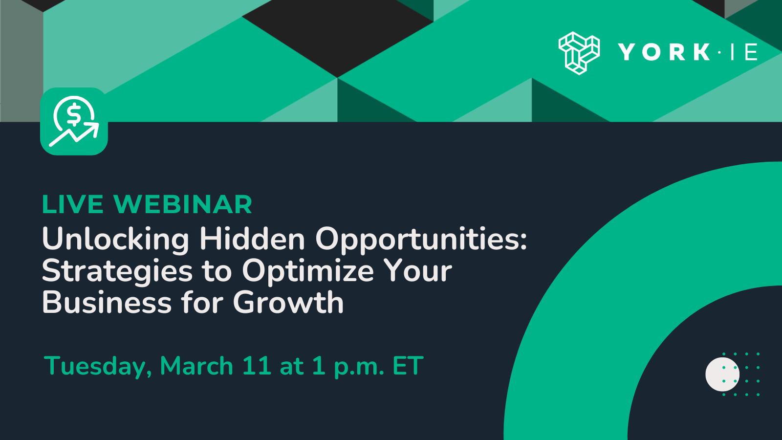 Unlocking Hidden Opportunities: Strategies to Optimize Your Business for Growth | York IE Webinar